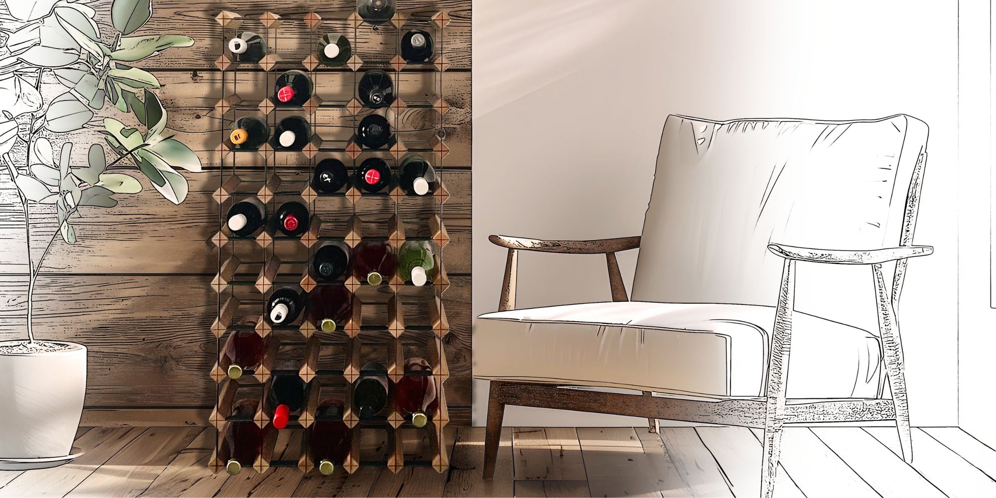 How to Build a Functional Wine Wall